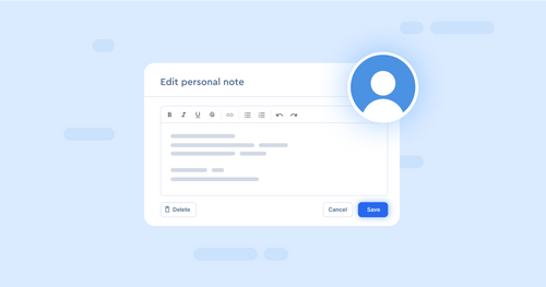 Personal Notes | Connect The Dots