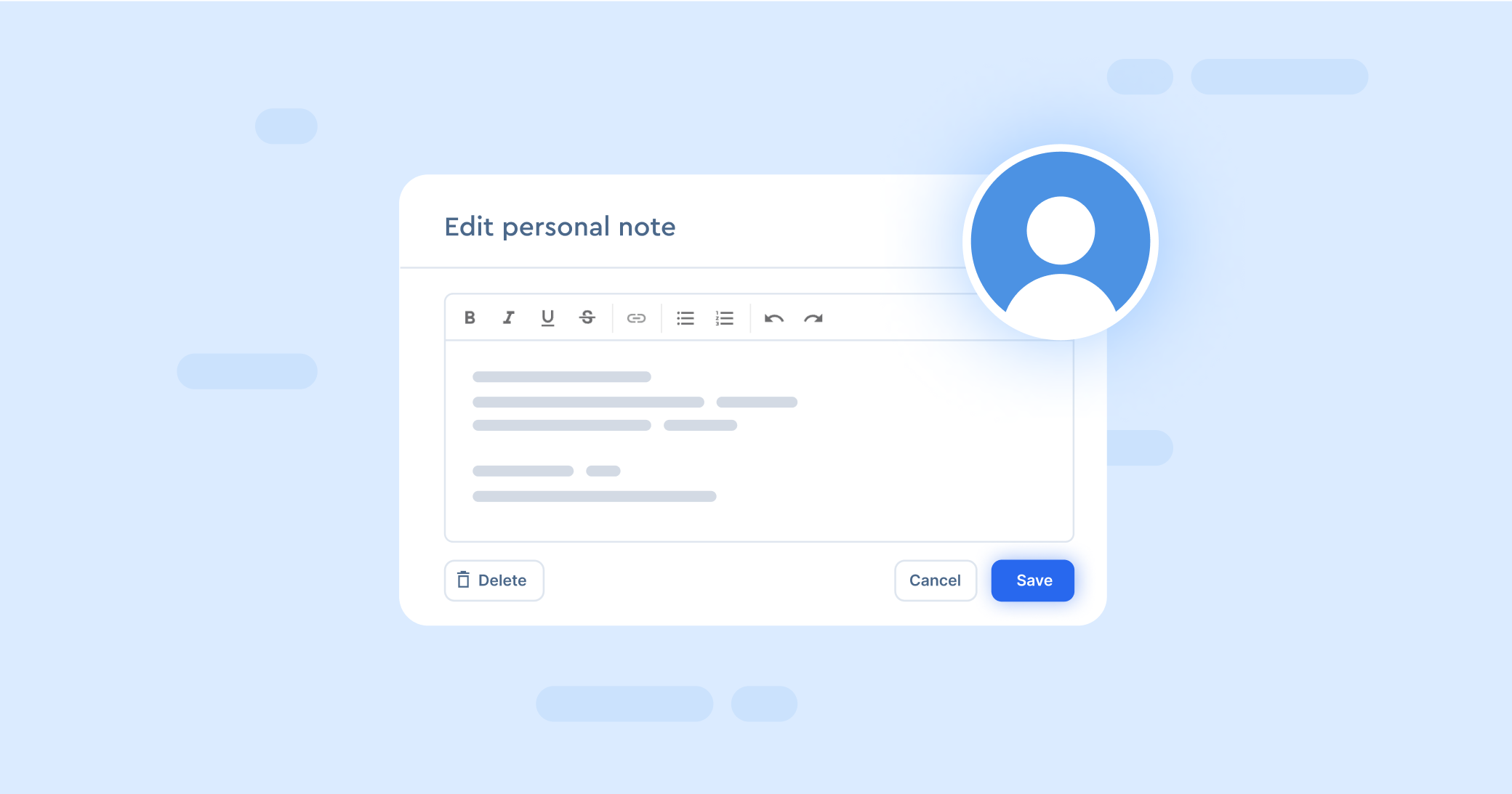 Personal Notes | Connect The Dots