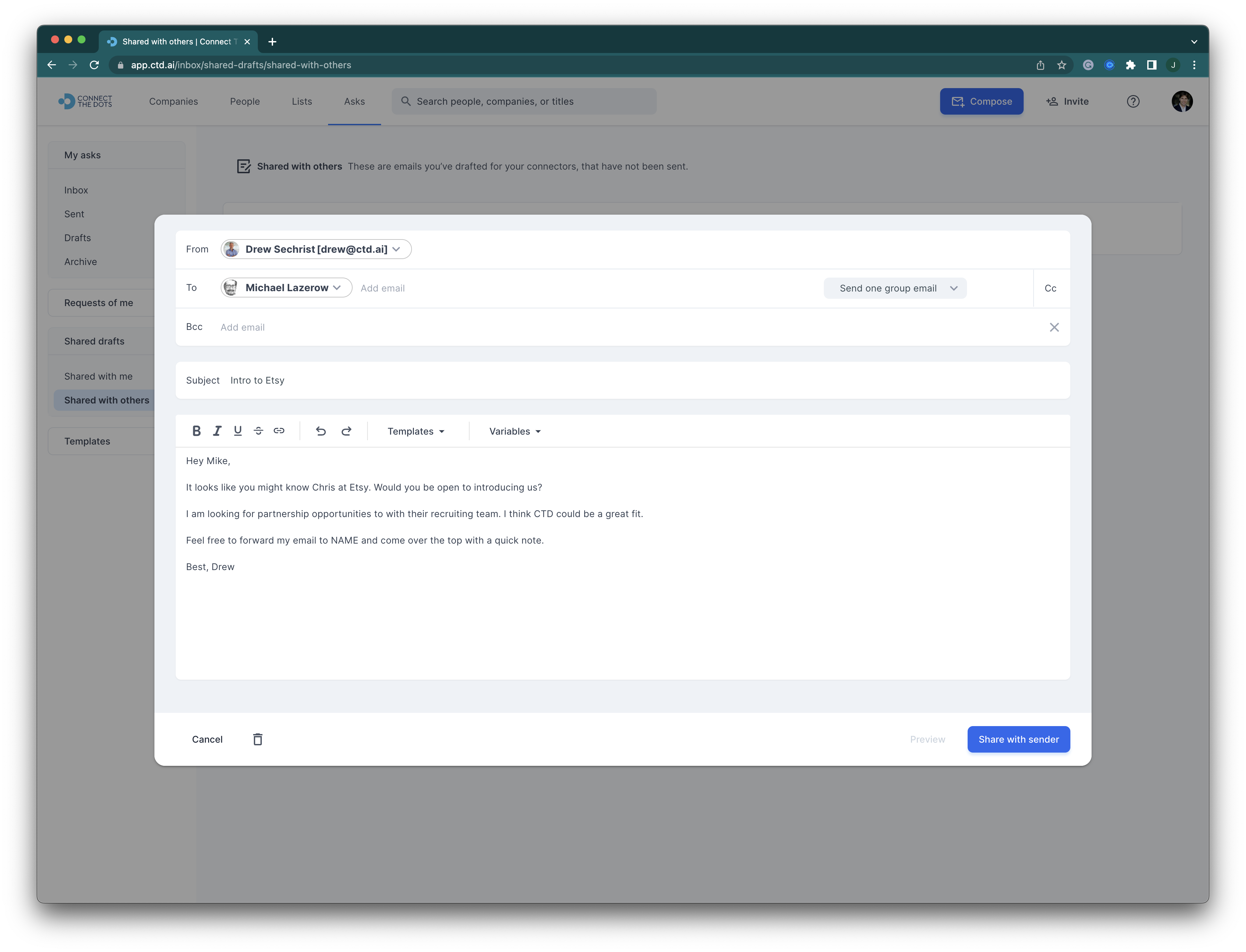 Ghost Emails | Connect The Dots
