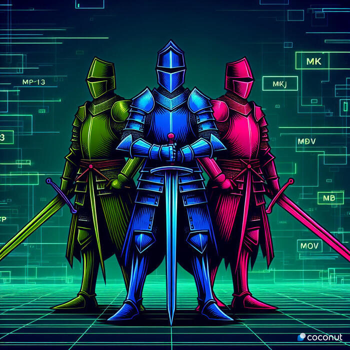 MP4 vs MKV vs MOV : The Battle | Coconut©