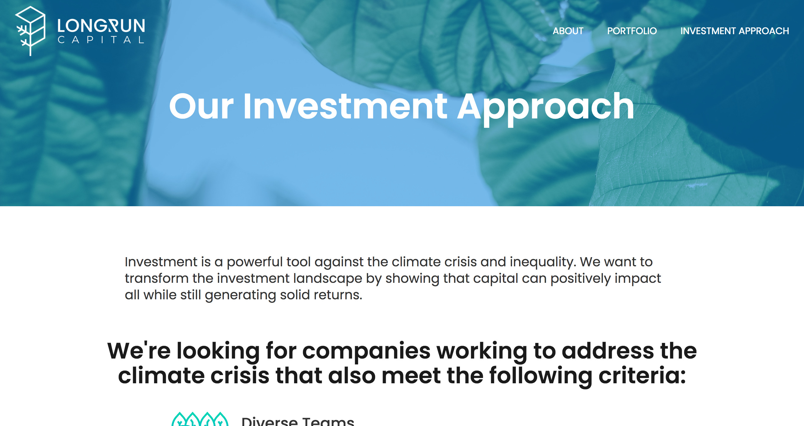 Investment Approach & Criteria | Longrun Capital