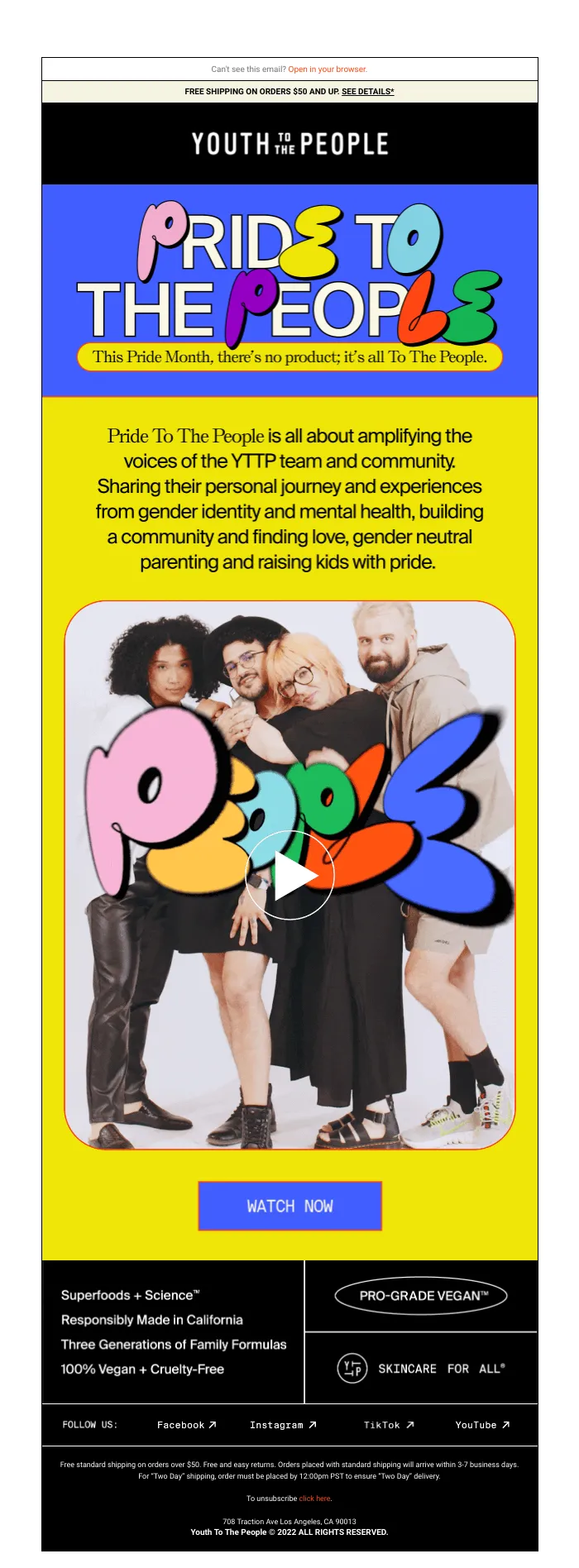 Meet the team - Email Marketing Examples for eCommerce