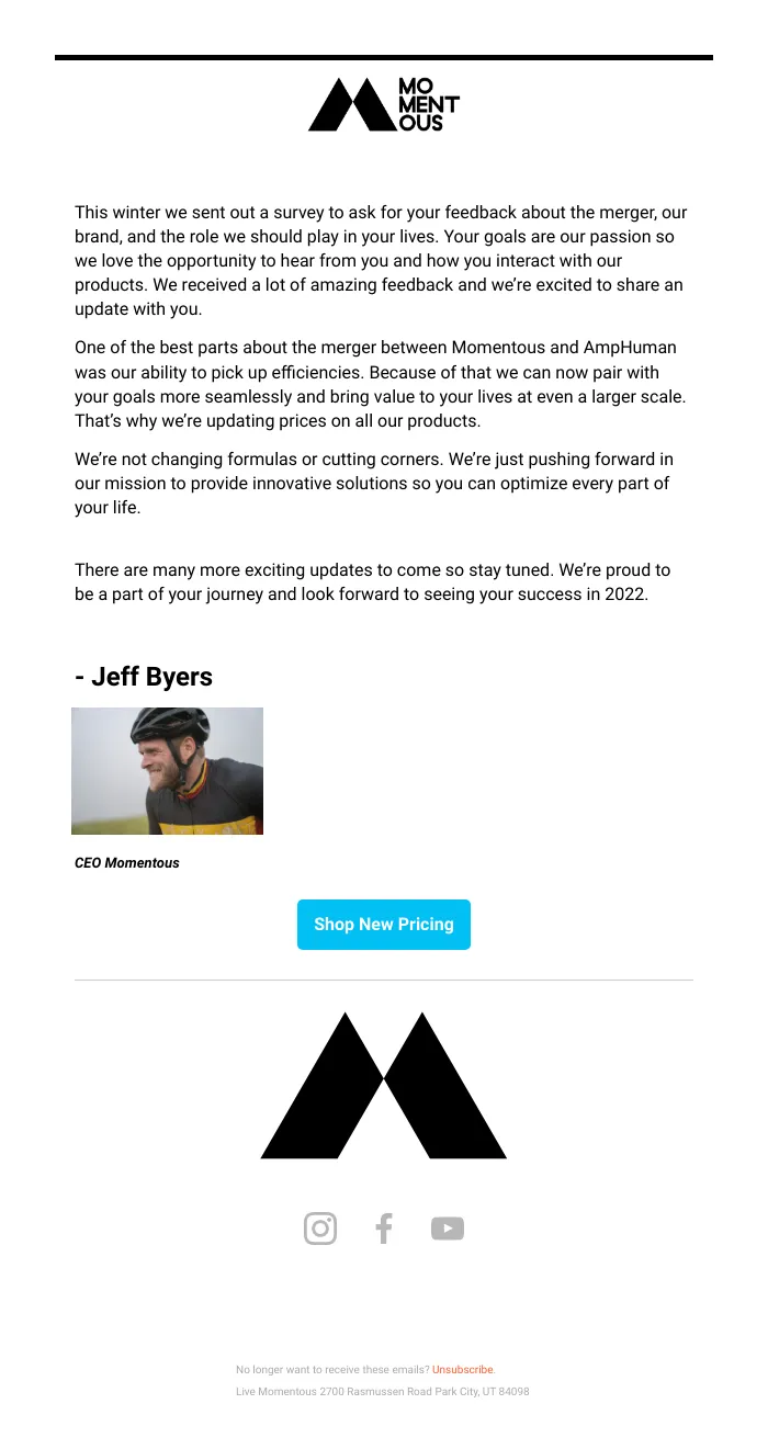 Our mission - Email Marketing Examples for eCommerce