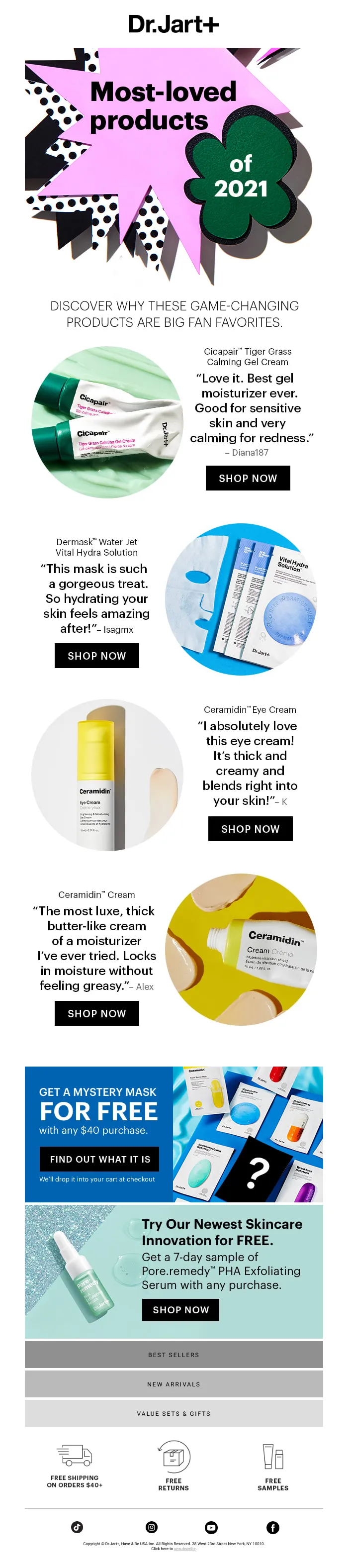 Year in review - Email Marketing Examples for eCommerce