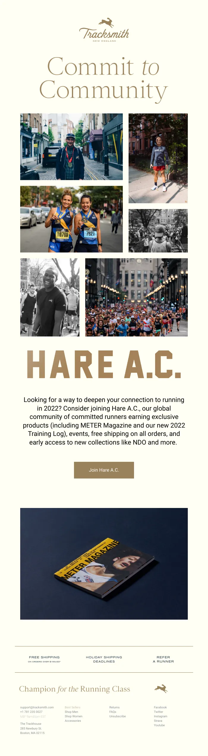Celebrating our Community - Email Marketing Examples for eCommerce