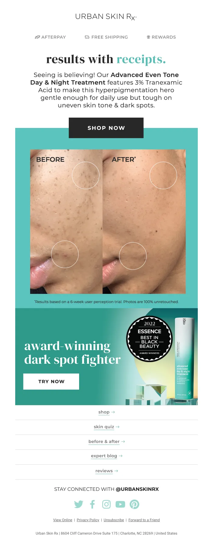 Before/After - Email Marketing Examples for eCommerce