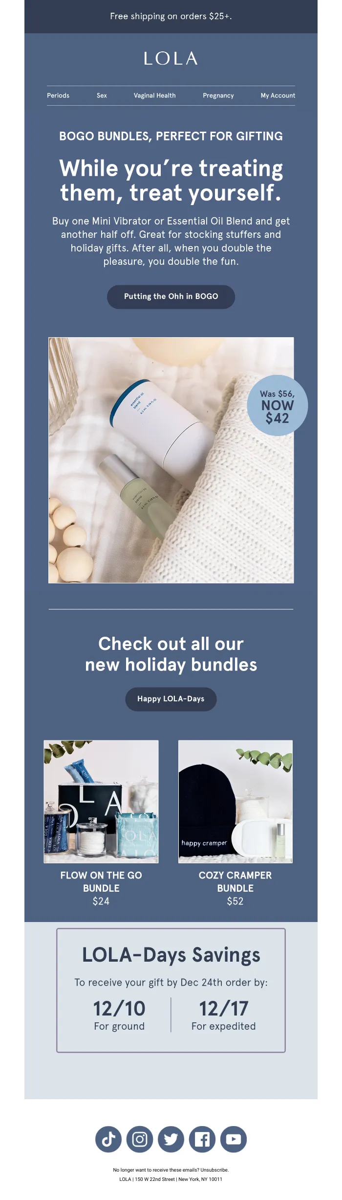 BOGO - Email Marketing Examples for eCommerce