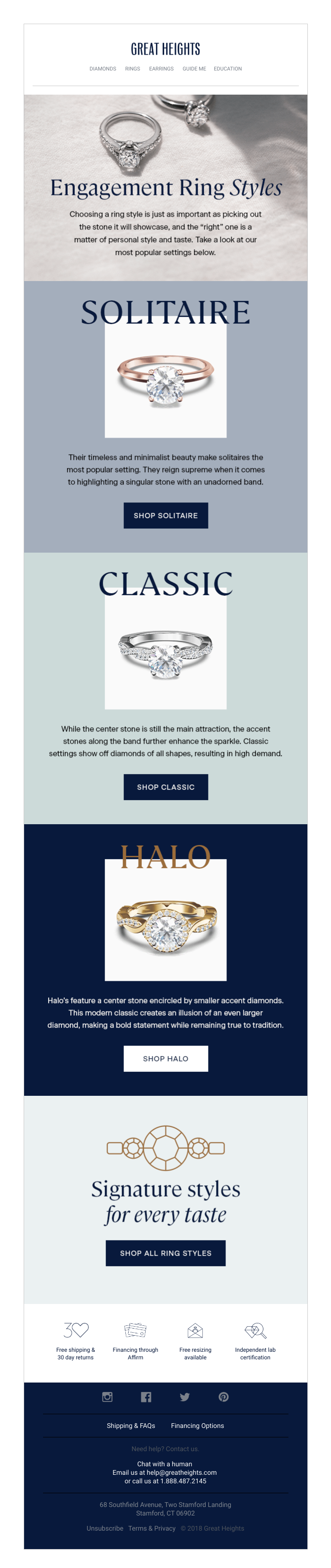 Welcome Flow Email Examples and Best Practices for the Jewelry Industry ...