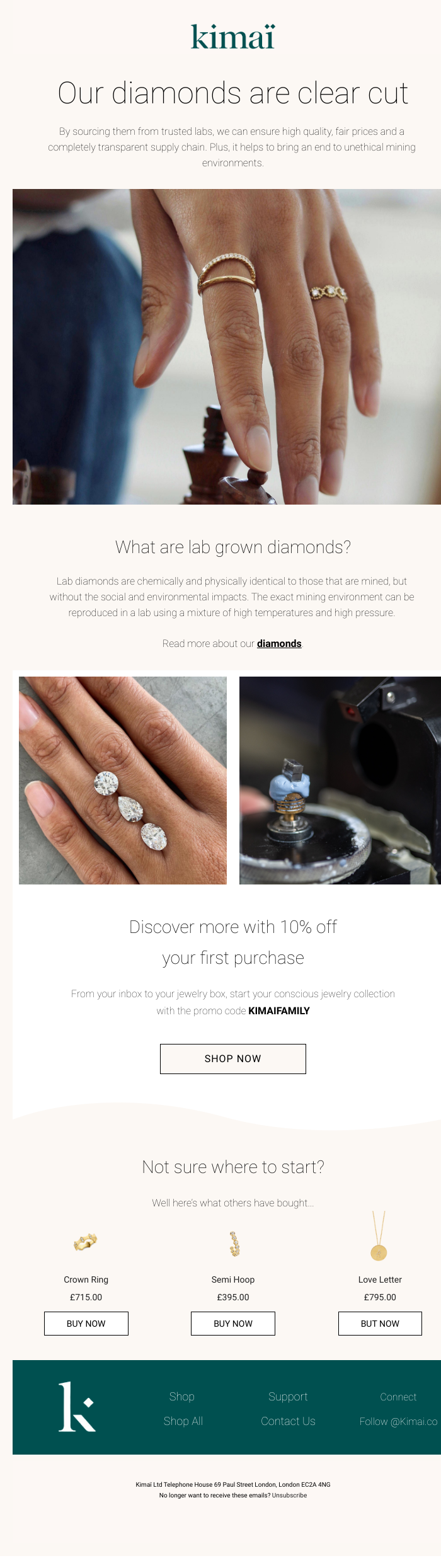 Welcome Flow Email Examples and Best Practices for the Jewelry Industry ...