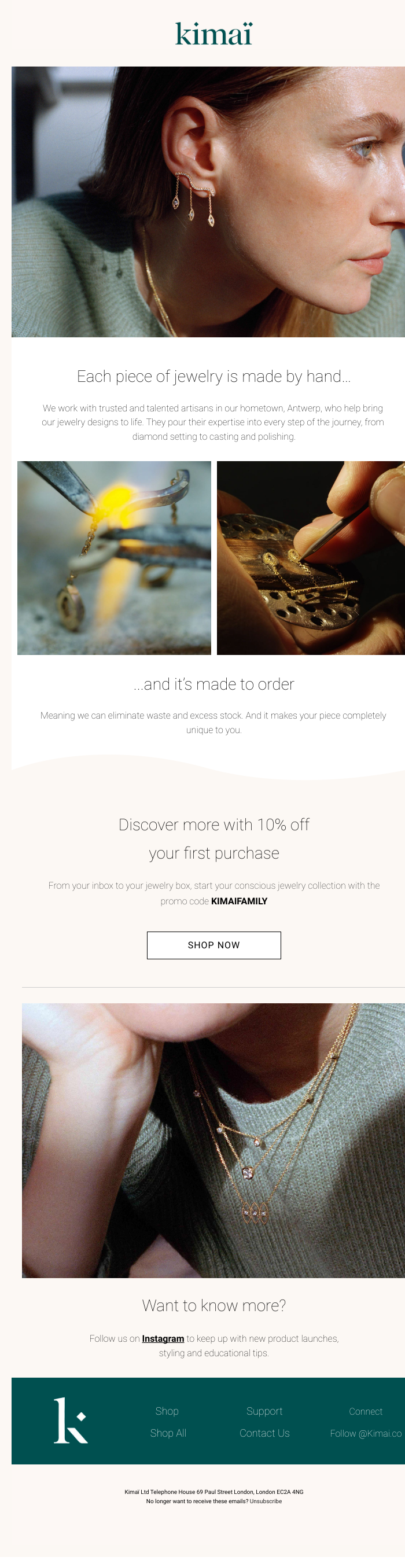 Welcome Flow Email Examples and Best Practices for the Jewelry Industry ...