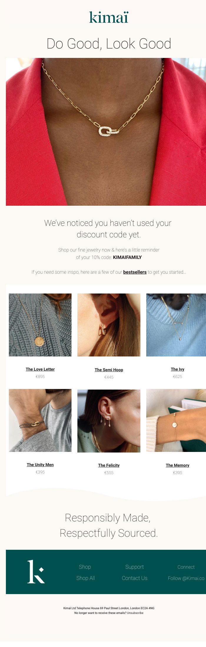 Welcome Flow Email Examples and Best Practices for the Jewelry Industry ...