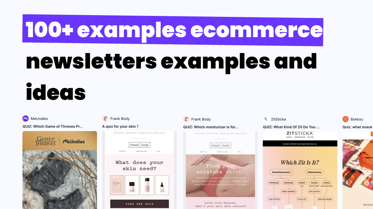 100+ Newsletter Examples and Ideas for Ecommerce for 2023 | Marketing