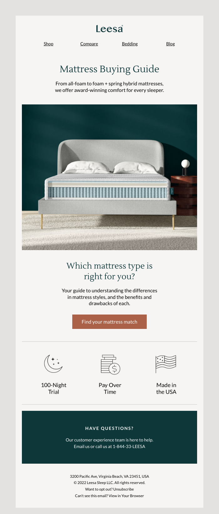 Mattress and Bed Industry: Email Marketing Best Practices | Marketing