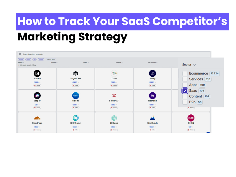 How to Track Your SaaS Competitor's Marketing Strategy | Marketing