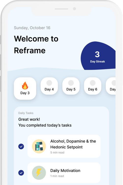 Reframe App: #1 Neuroscience-Based Alcohol Reduction App
