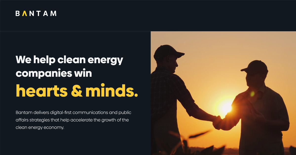 Bantam Communications | Strategic Clean Energy Communications - Consulting
