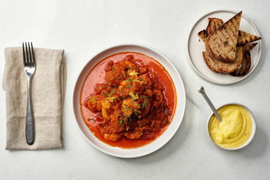 Prawns Alla Busara | Leiths Online Cookery School