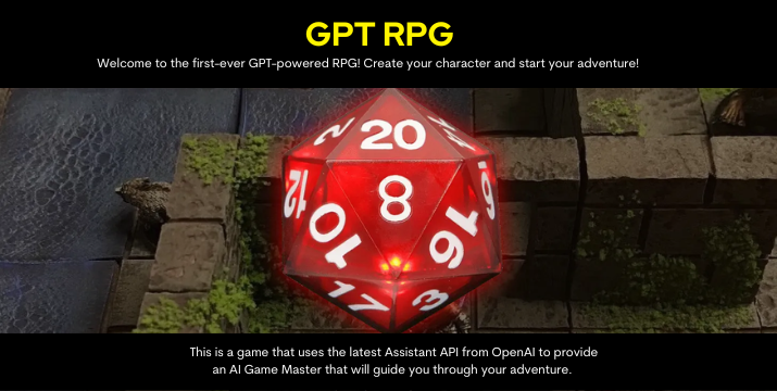 🔥 A Foray into Fantastical Worlds with GPT RPG: Javascript Edition (Part 1)