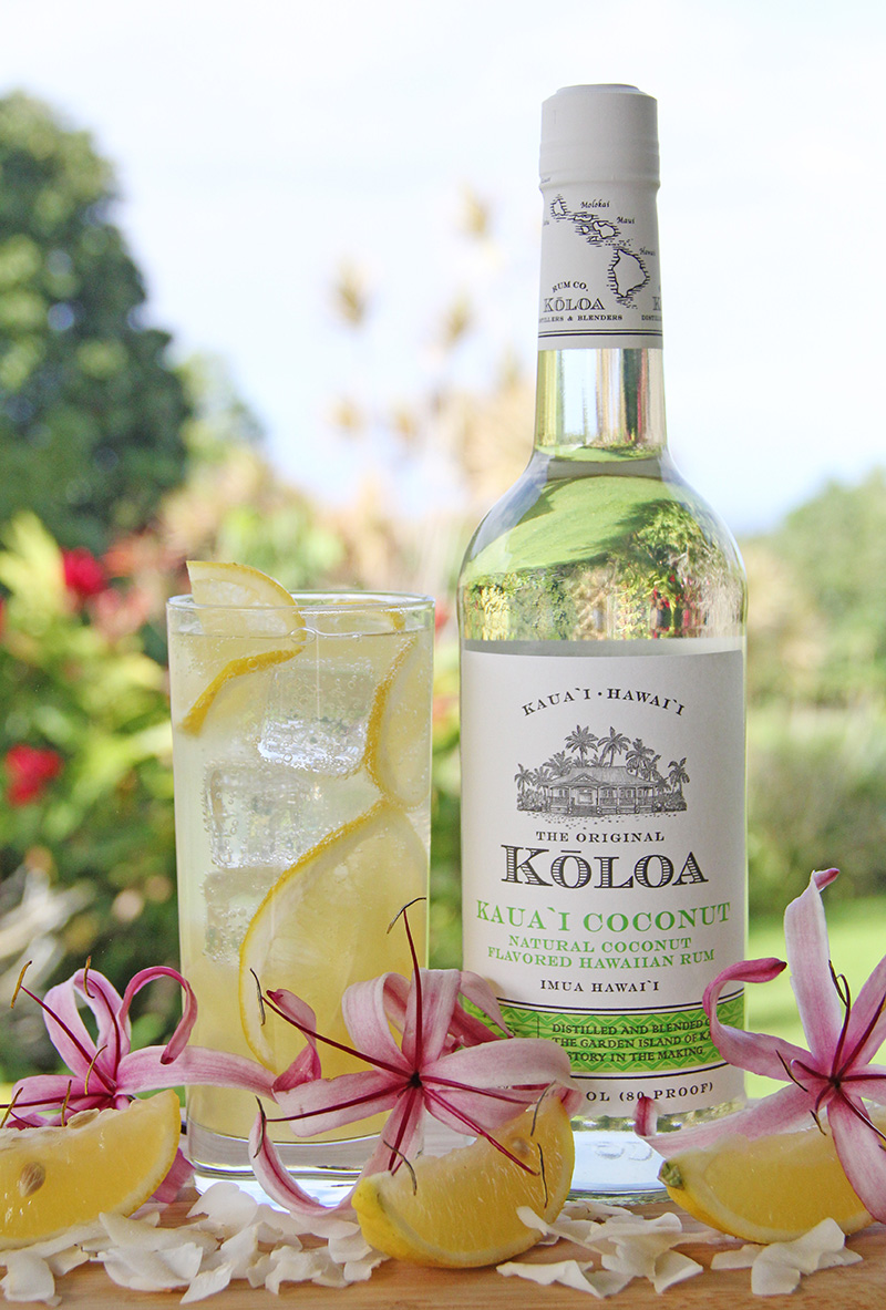 Coconut Ginger Lemonade Fizz