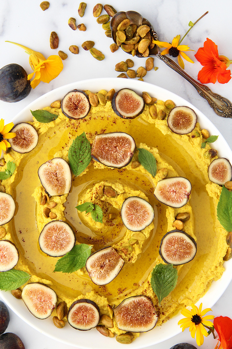Golden Hummus (Superfood Turmeric Hummus)