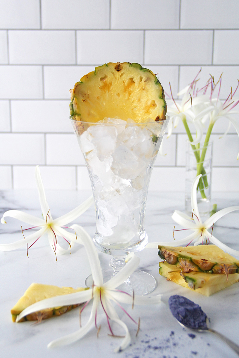 Solar Eclipse (Blue Pineapple) Cocktail