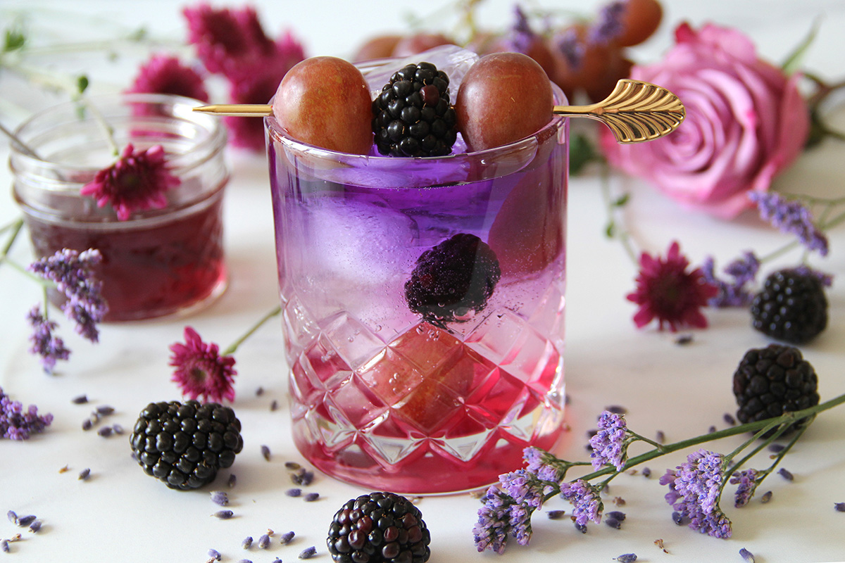 Purple Rain (a Cocktail to Honor Prince)