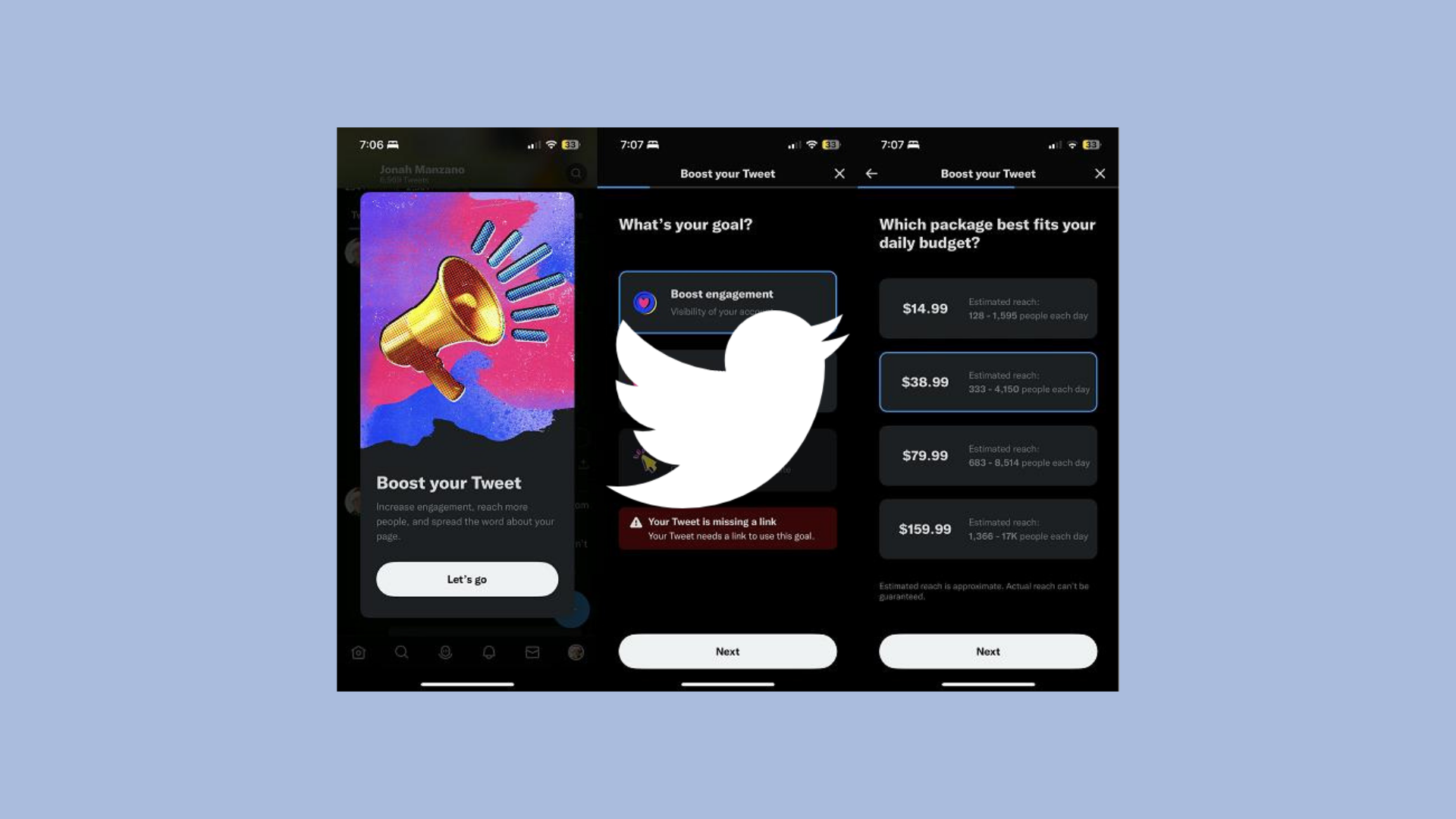 Twitter simplifie la promotion avec "boost" pour les tweets