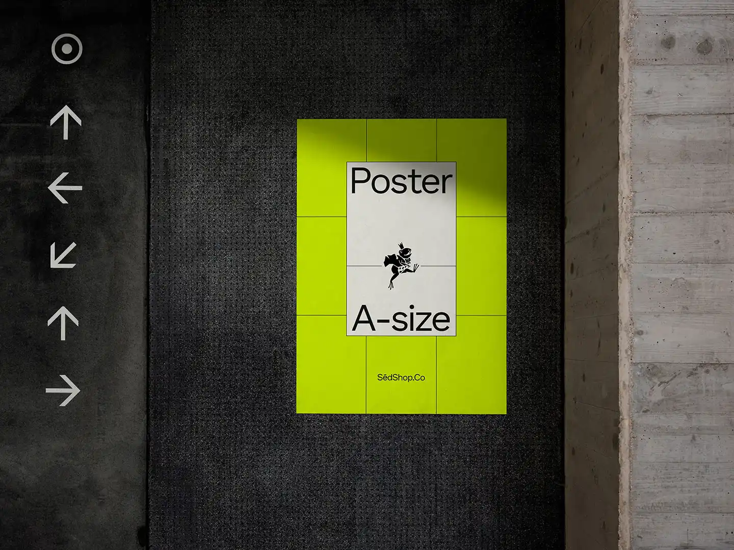 A-Size Poster Mockup | SédShop.Co Mockups