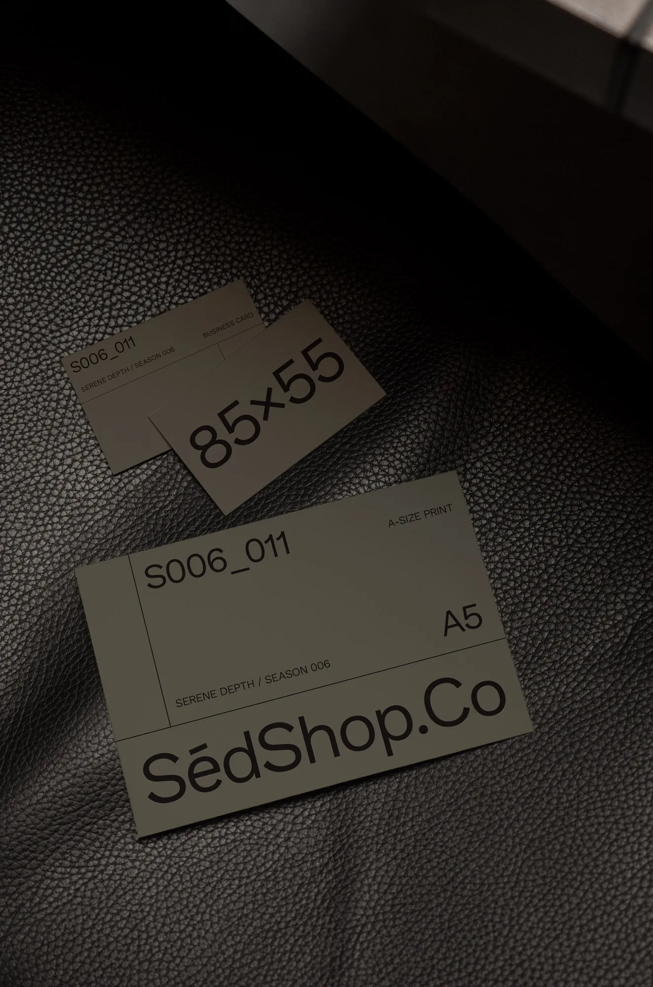 A-Size Print Mockup S006-011 | SédShop.Co Mockups