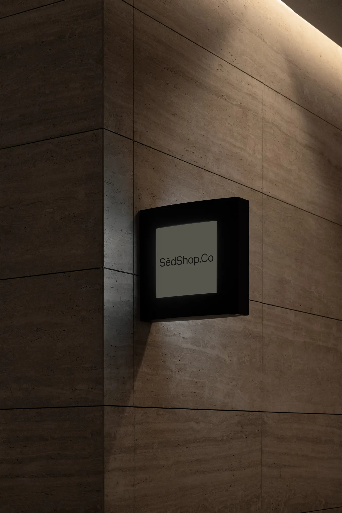 Sign Mockup S006-029 | SédShop.Co Mockups