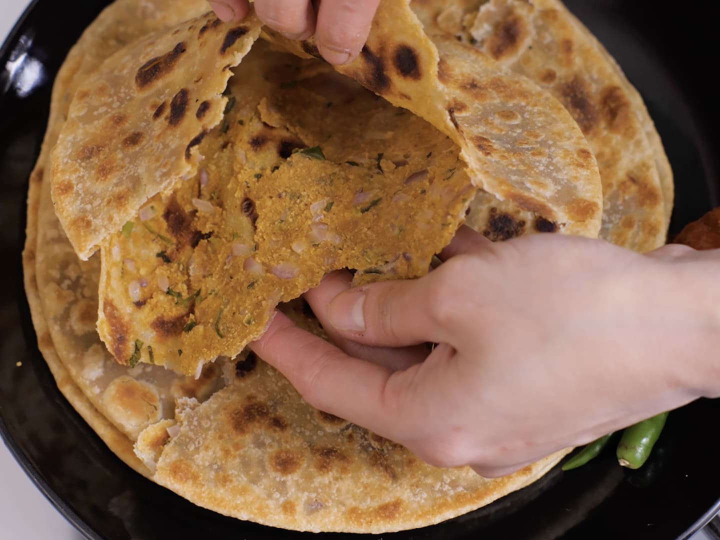 Chhatu’r Porota—detailed recipe with video | Bong Eats recipe