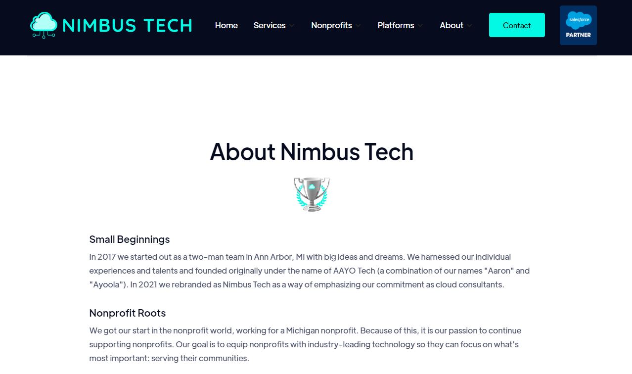 About - Nimbus Tech Consulting