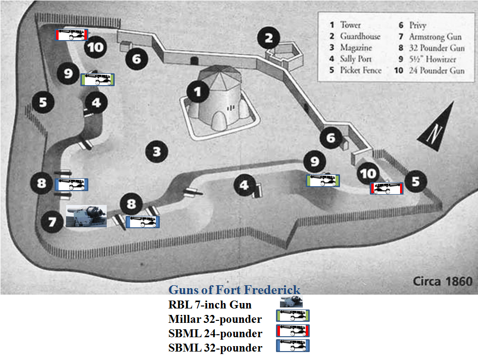 Artillery in Canada (5) Ontario: Kingston, RMC, Fort Frederick