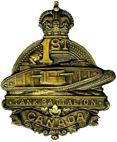 Canadian Expeditionary Force (30) 1st Canadian Tank Battalion