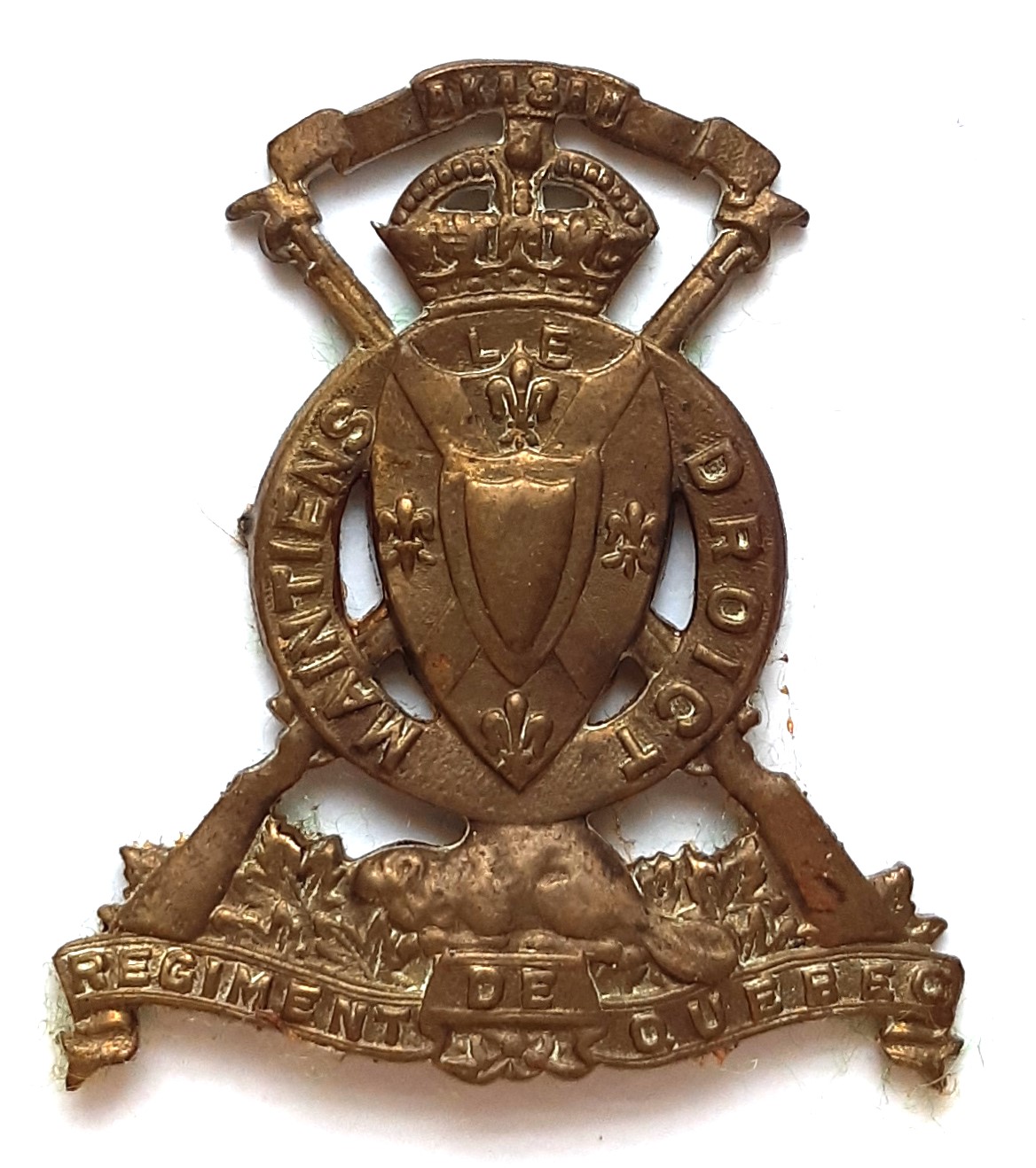 Canadian Militia badges, Quebec, York Sunbury Historical Society ...
