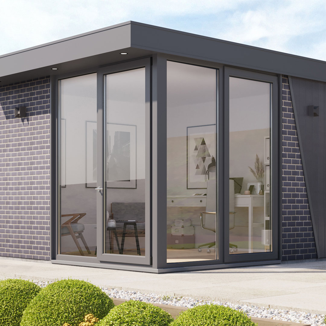 Contemporary Garden Rooms - Sash Combination Garden Room - W 3m x D 3m ...