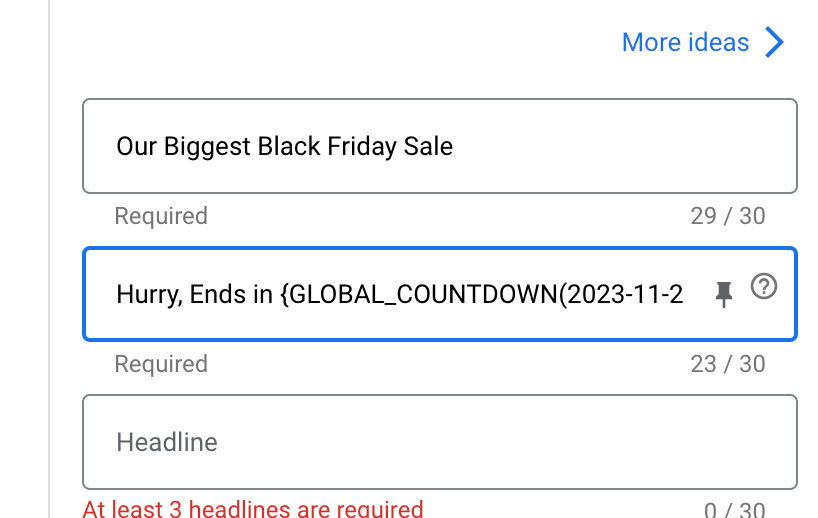 Create Urgency! How to Use Countdown Customizers in Google Ads - Step ...