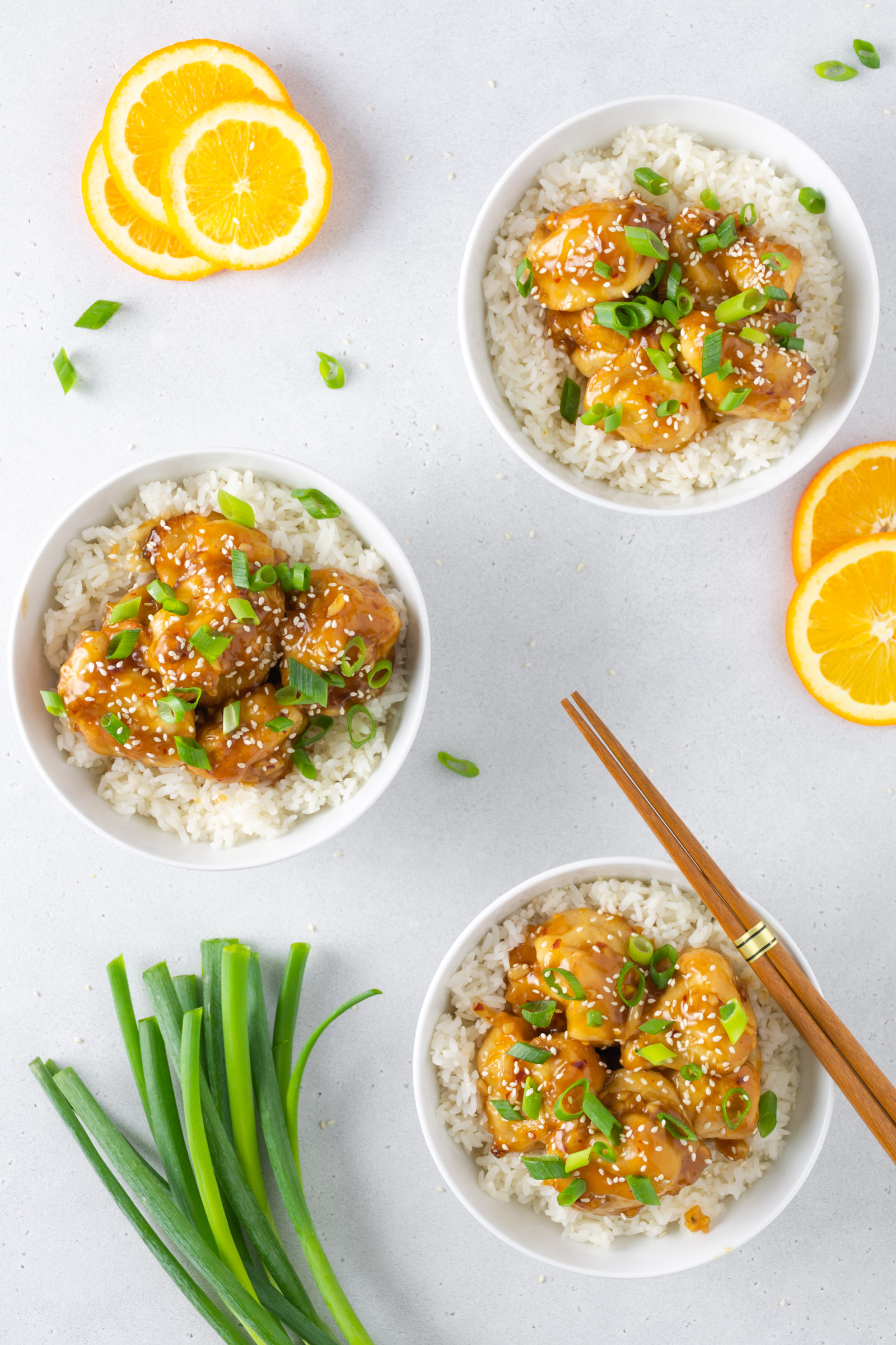 Vegan Orange Cauliflower "Chicken"