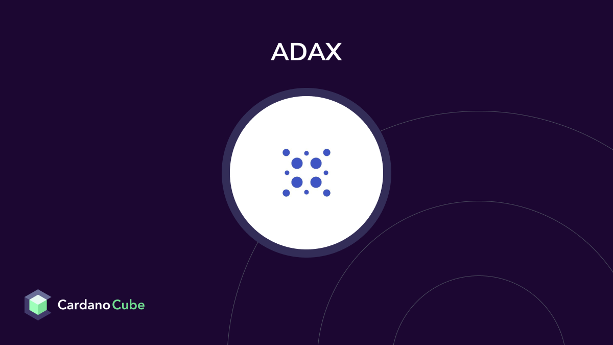 ADAX (ADAX) on the Cardano Blockchain | Prices, Charts, Teams & Ratings ...