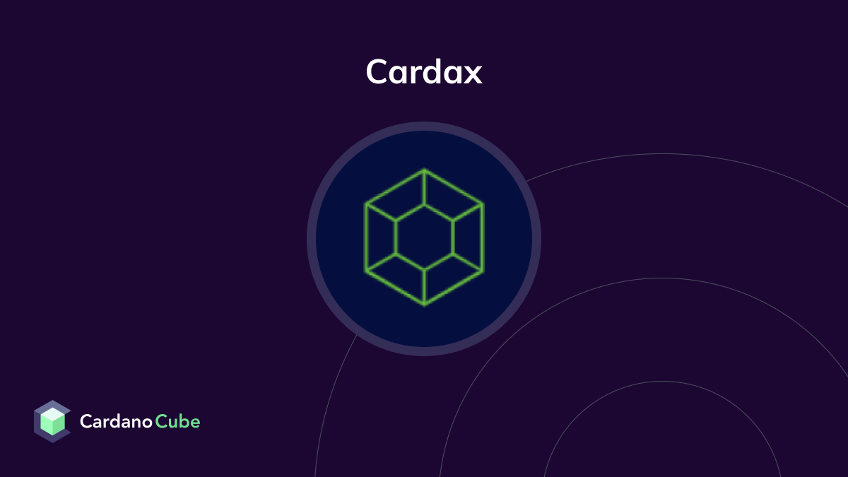 Cardax (CDX) on the Cardano Blockchain | Prices, Charts, Teams ...