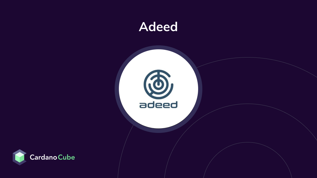 Adeed (ADE) on the Cardano Blockchain | Prices, Charts, Teams & Ratings ...