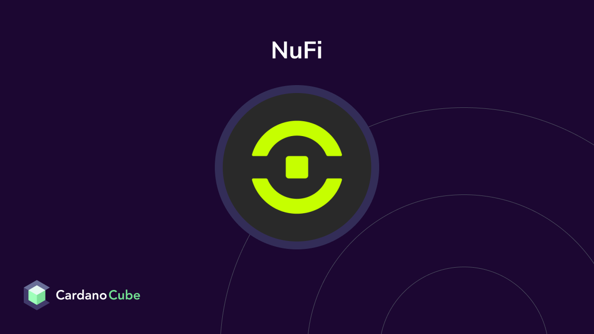 NuFi (WALLET) on the Cardano Blockchain | Prices, Charts, Teams ...