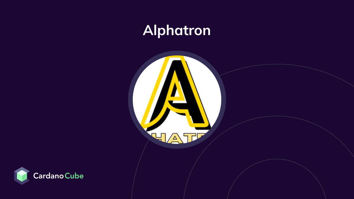 Alphatron – name series (NFT) on the Cardano Blockchain | Prices ...