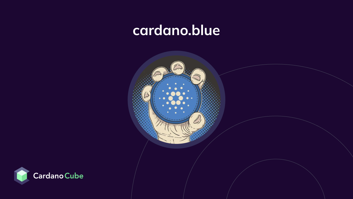 cardano.blue (CBLUE) on the Cardano Blockchain | Prices, Charts, Teams & Ratings - CardanoCube.com