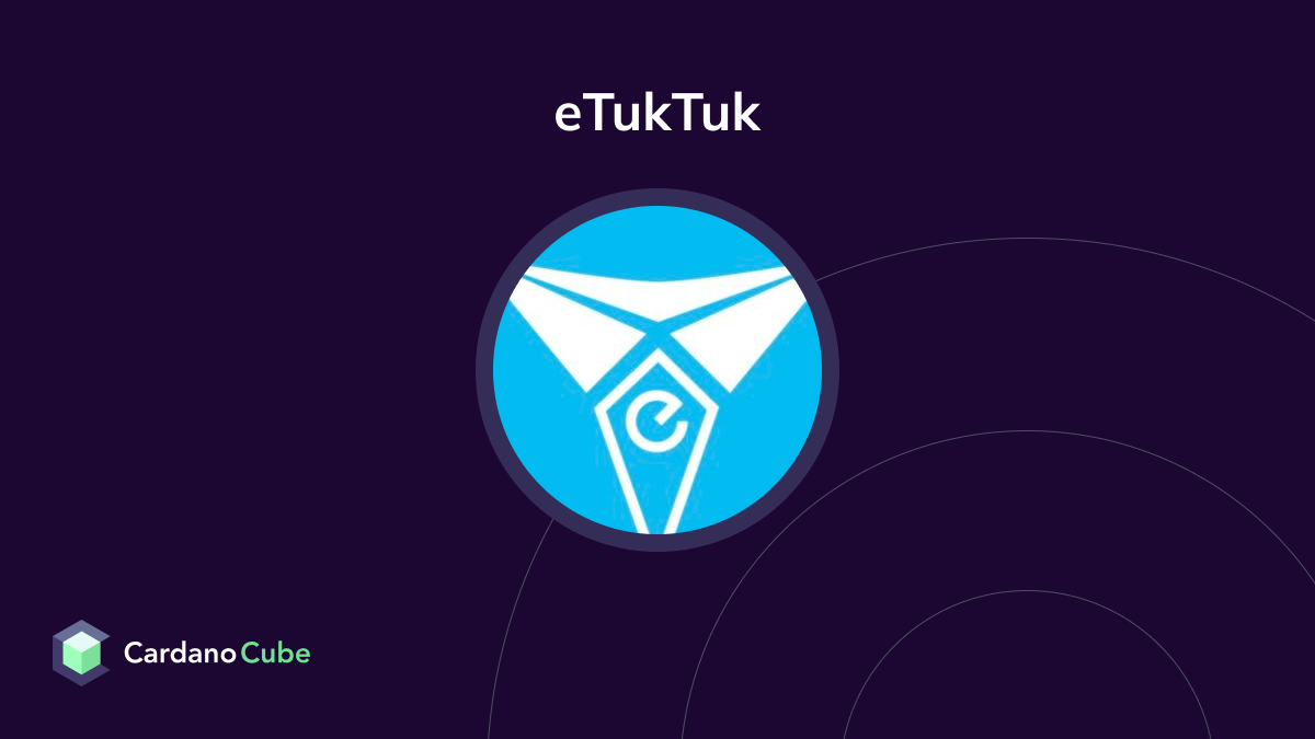 eTukTuk (TUK) on the Cardano Blockchain | Prices, Charts, Teams & Ratings - CardanoCube.com