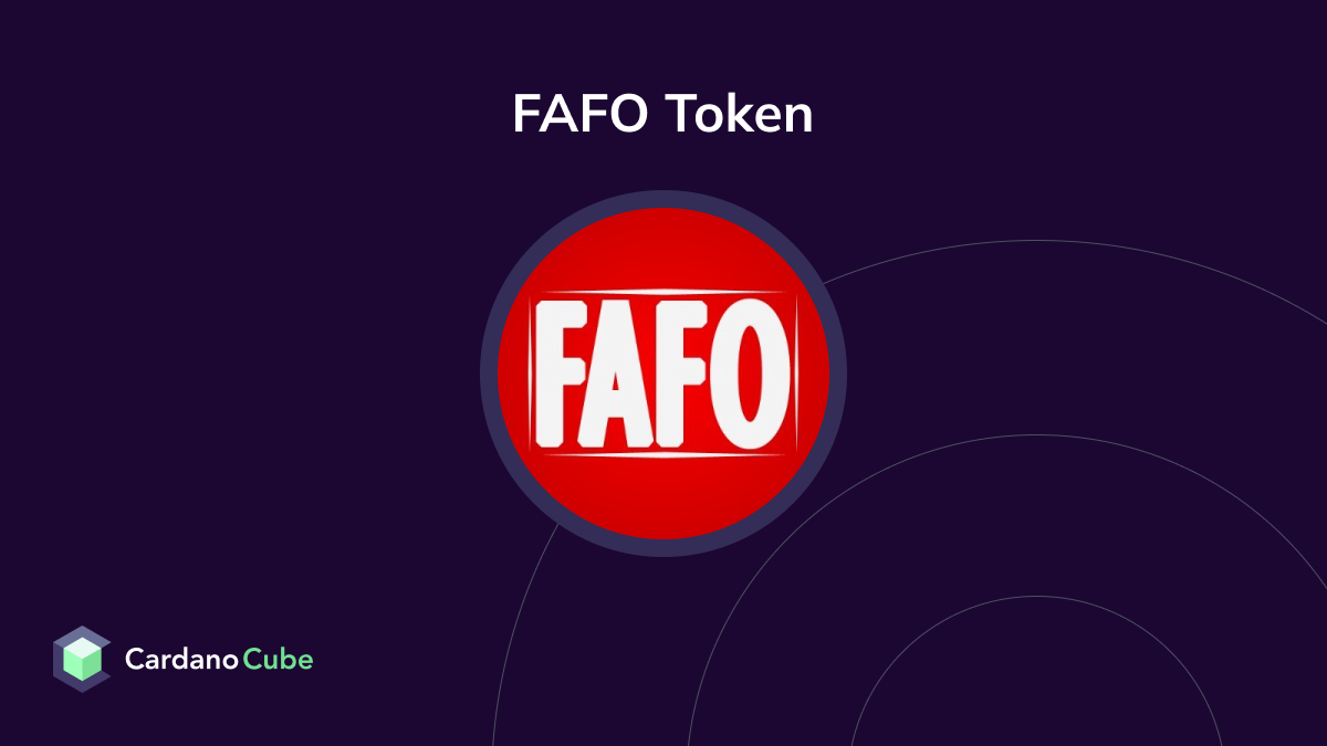 FAFO Token (FAFO) on the Cardano Blockchain | Prices, Charts, Teams ...