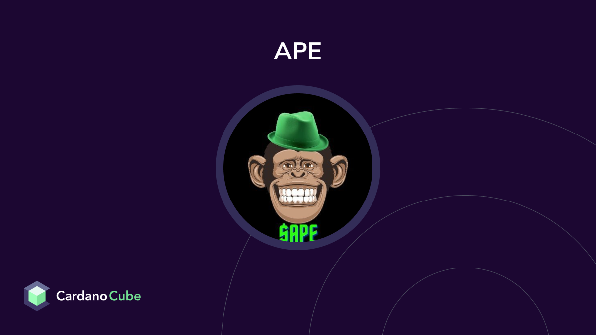 APE (APE) on the Cardano Blockchain | Prices, Charts, Teams & Ratings ...