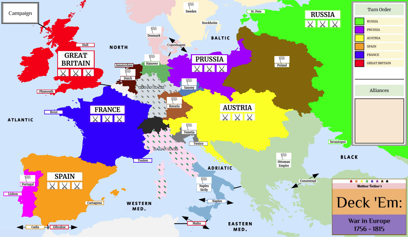 Deck 'Em: War in Europe 1756-1815