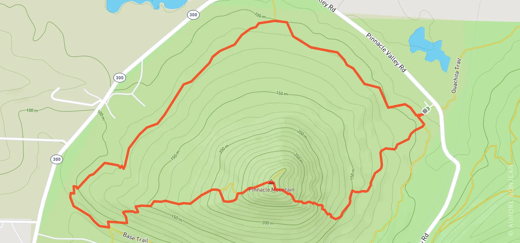 L'ascension de Pinnacle Mountain