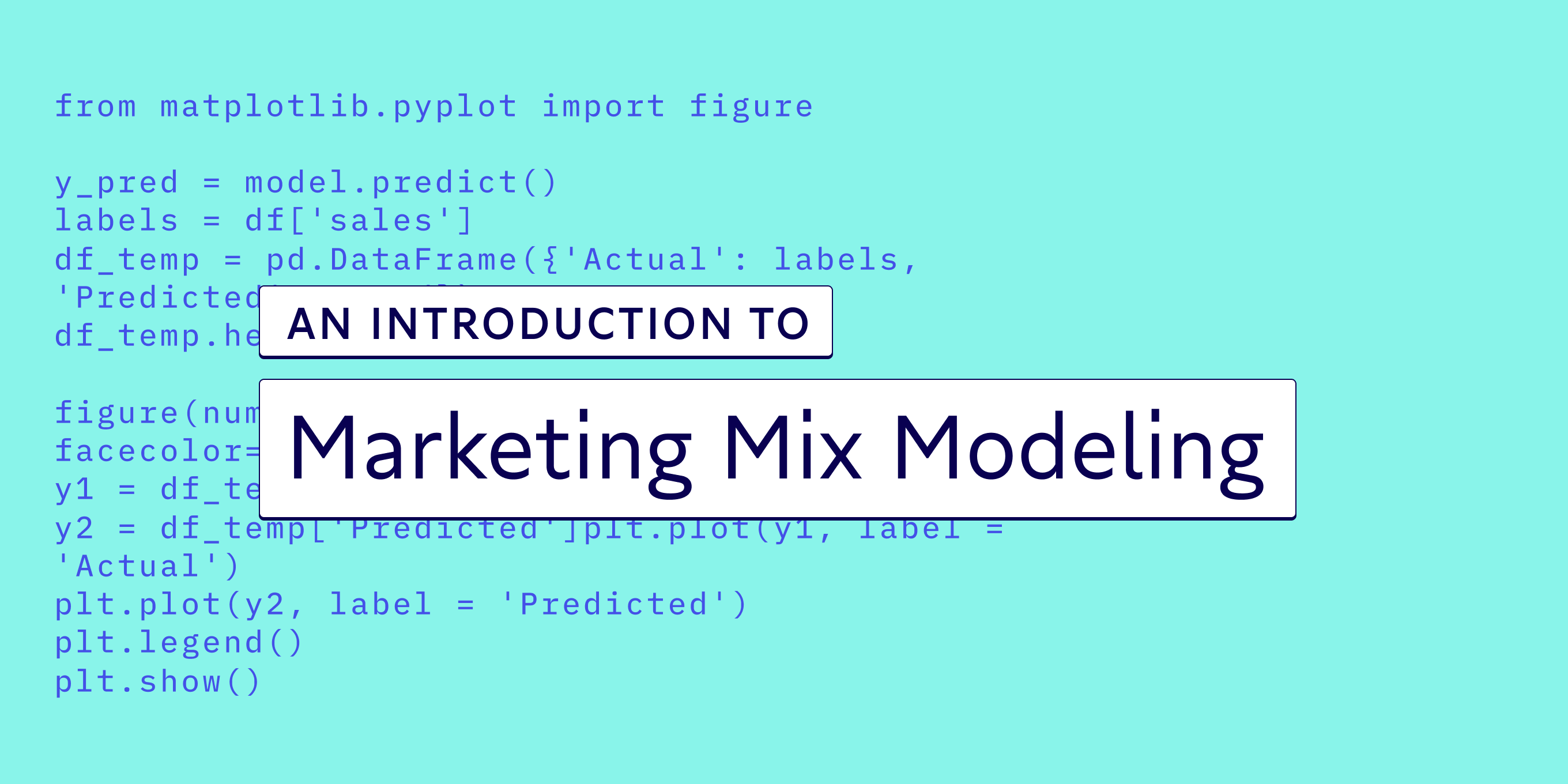 Primer on marketing mix modeling in Python | Census